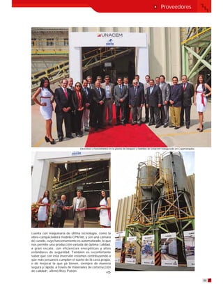 Unacem abre 3ra. planta de ladrillos de concreto | PDF