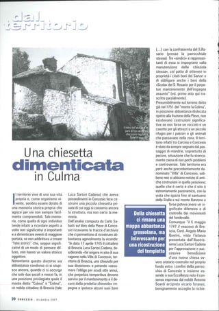 Una chiesetta dimenticata in culma | PDF