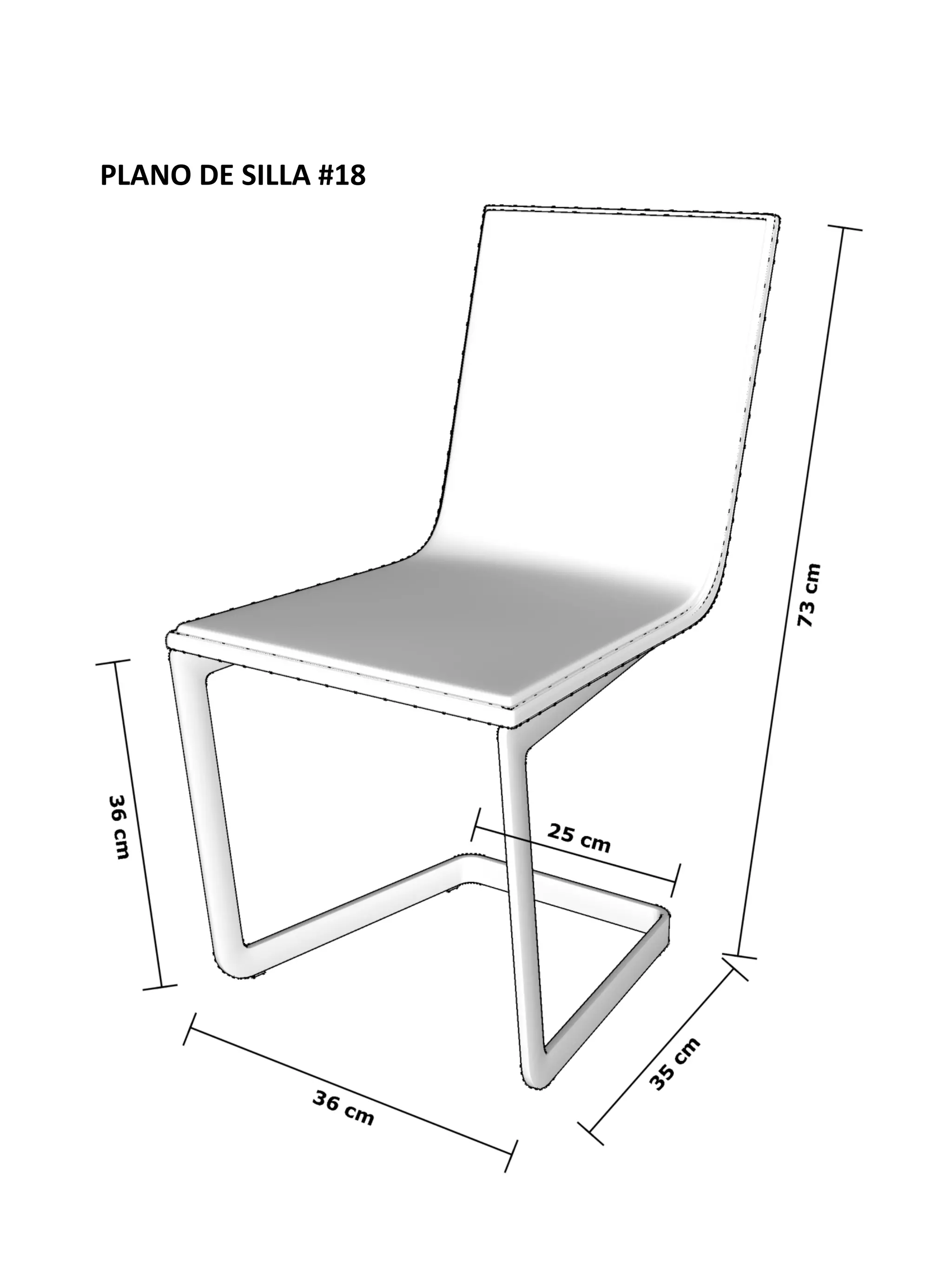 Una guía con 30 planos para hacer sillas de madera | PDF
