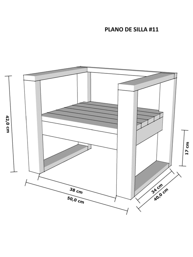 Una guía con 30 planos para hacer sillas de madera | PDF