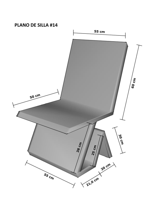 Una guía con 30 planos para hacer sillas de madera | PDF