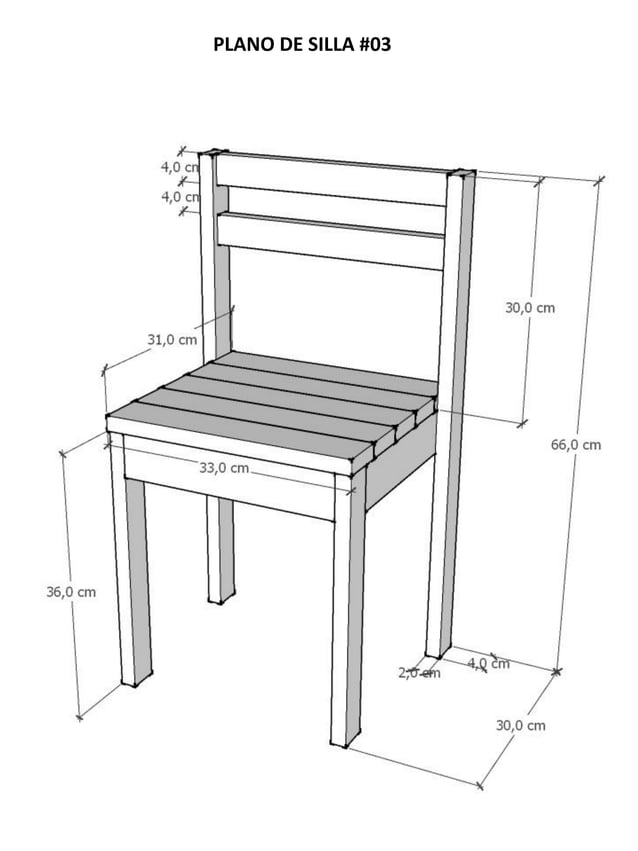 Una guía con 30 planos para hacer sillas de madera | PDF