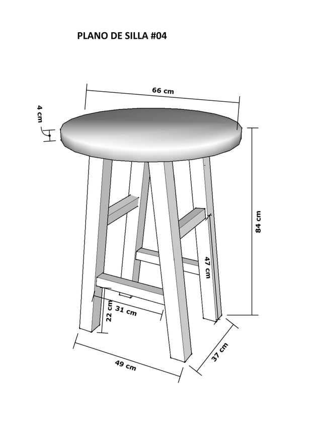 Una guía con 30 planos para hacer sillas de madera | PDF