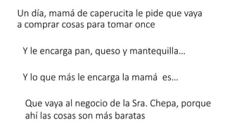 Caperucita azul, una historia distinta | PPTX