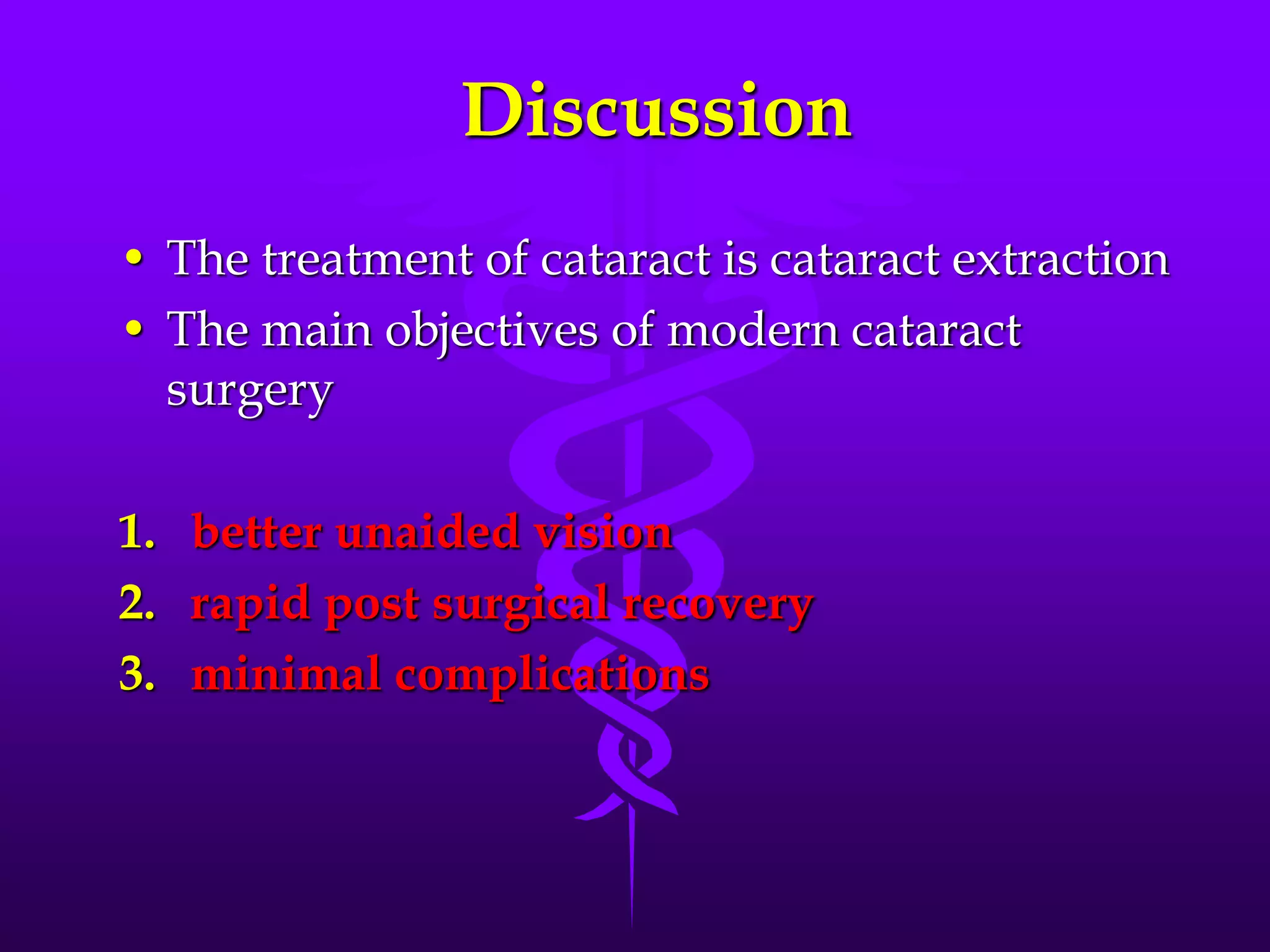 Unaided vision after manual suture less small incision cataract surgery ...