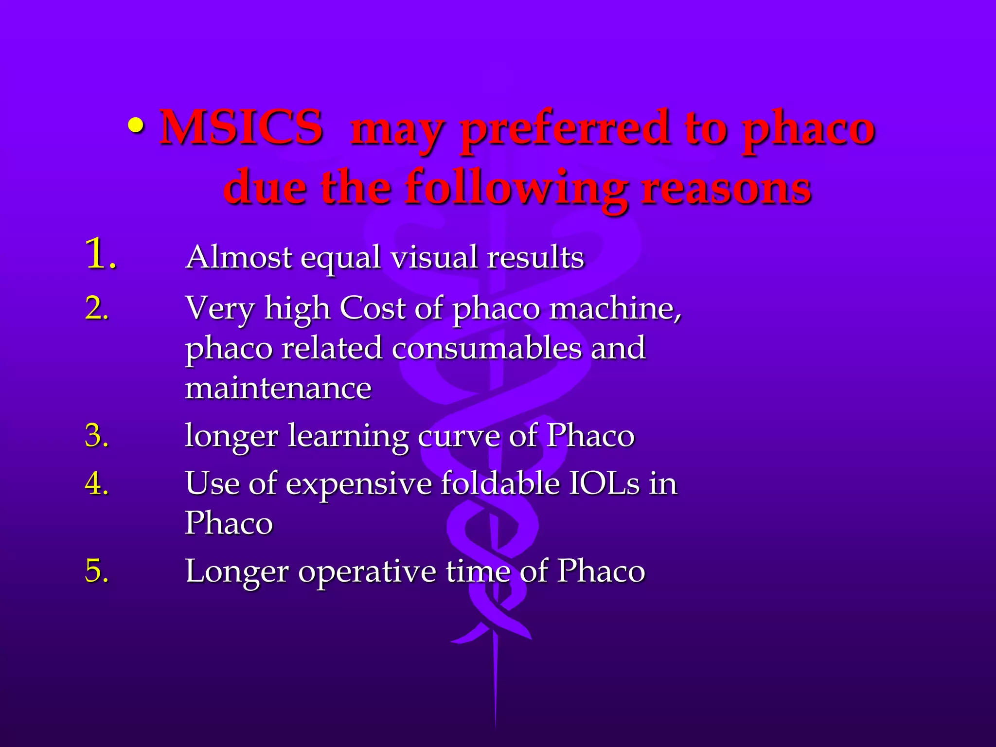 Unaided vision after manual suture less small incision cataract surgery ...