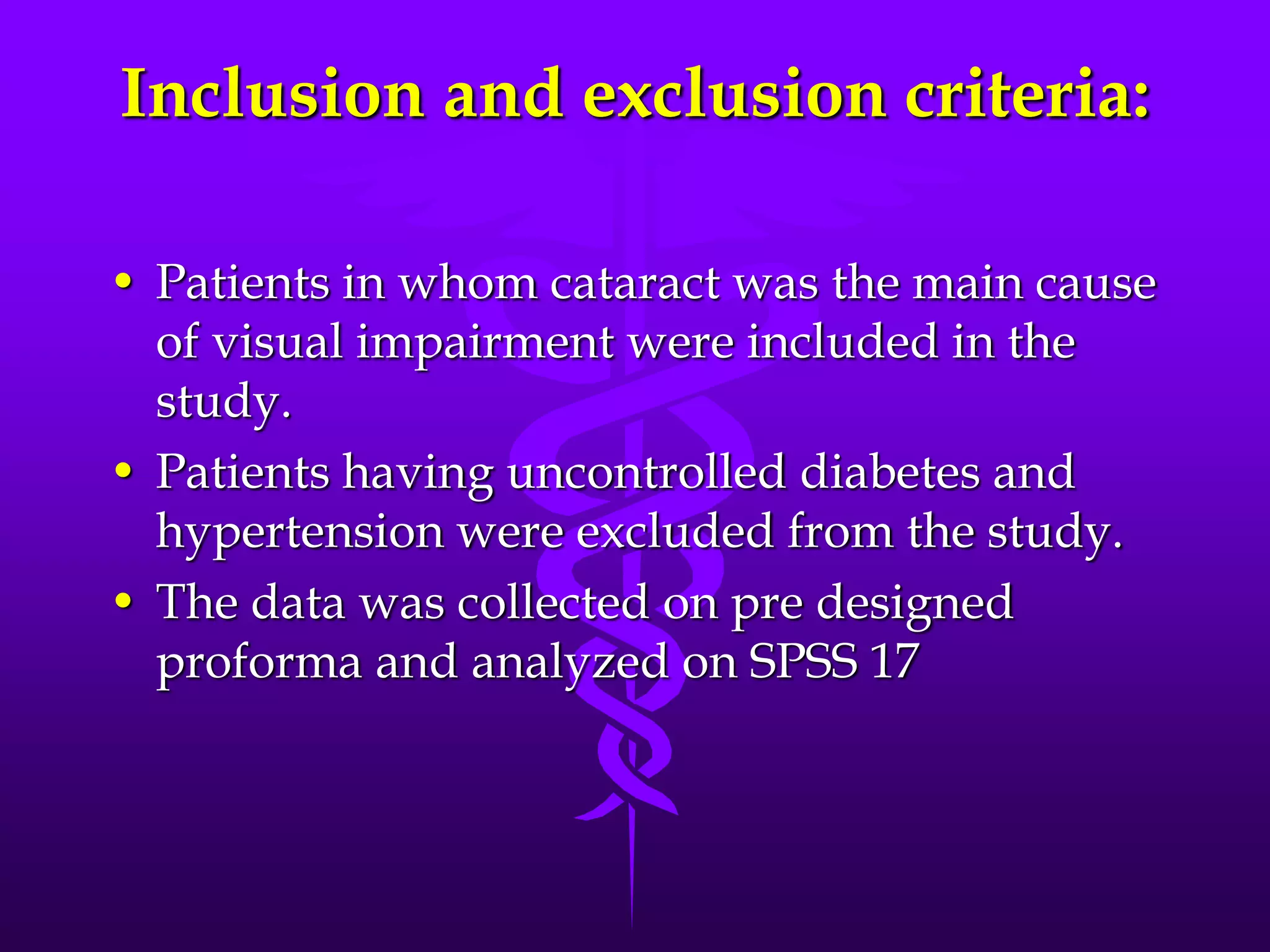 Unaided vision after manual suture less small incision cataract surgery ...