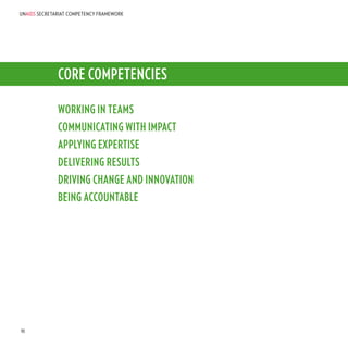 Unaids competency framework | PDF