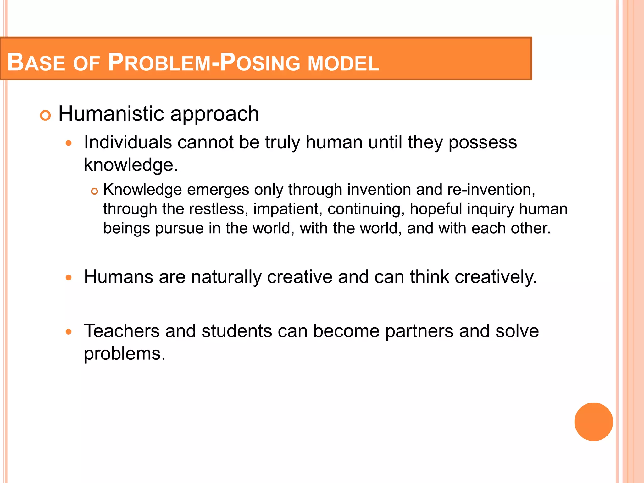Chapter 2; "Pedagogy of the Opperessed" by Paulo Freire | PPTX