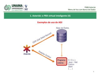 PABX Asterisk: Menu de Voz com Banco de Dados | PDF