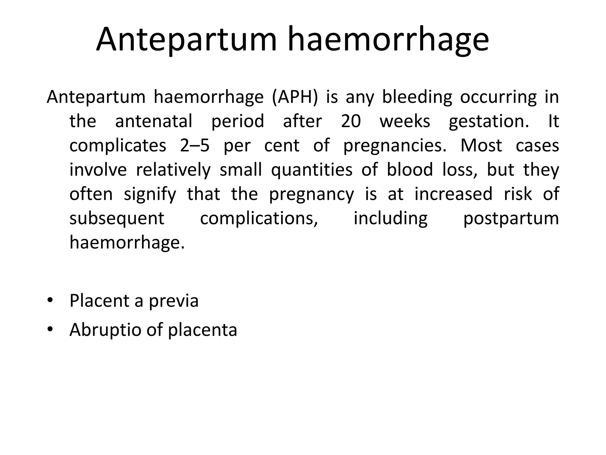 Obstetric emergencies | PPTX