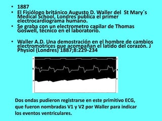 Una ( muy breve) historia del ecg | PPTX