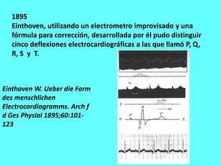 Una ( muy breve) historia del ecg | PPTX