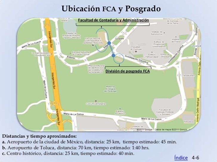 Mapa De La Facultad De Contaduria Y Administracion Unam - Veterinaria ...