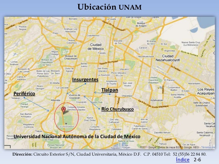 Unam y lugares turisticos