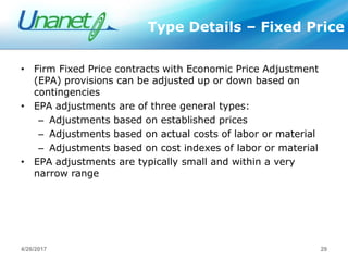 Government Contracts 101 - Understanding the Basics of Contract Types | PDF