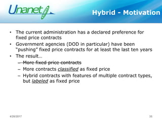 Government Contracts 101 - Understanding the Basics of Contract Types | PDF