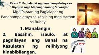 Sariling-Pananampalataya-sa-Diyos Aralin 4 | PPTX