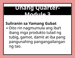 Unang-Quarter-Module-3.kontemporaryong isyu | PPTX