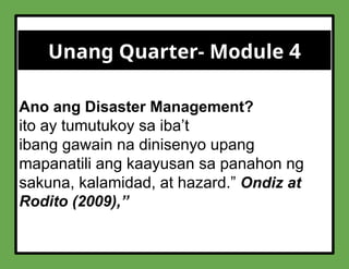 Unang-Quarter-Module-4. Kontemporaryong isyu | PPTX