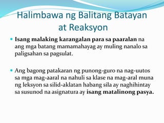 Unang araw balita, isports, editoryal, lathalain | PPTX