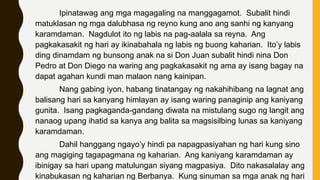Unang Bahagi ng Ibong Adarna at Mga Gawain | PPTX