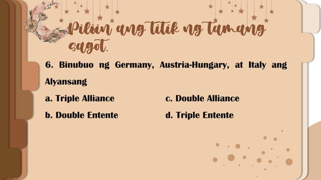 Grade 8, Module 1 Quarter 4Unang Digmaang Pandaigdig sanhi, dahilan, at ...