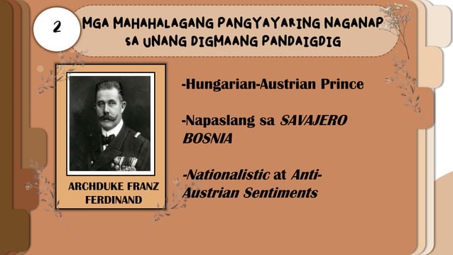 Grade 8, Module 1 Quarter 4Unang Digmaang Pandaigdig sanhi, dahilan, at ...