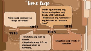 Grade 8, Module 1 Quarter 4Unang Digmaang Pandaigdig sanhi, dahilan, at ...