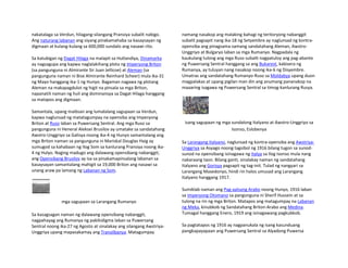 Unang digmaang pandaigdig | DOCX