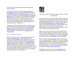 Unang digmaang pandaigdig | DOCX