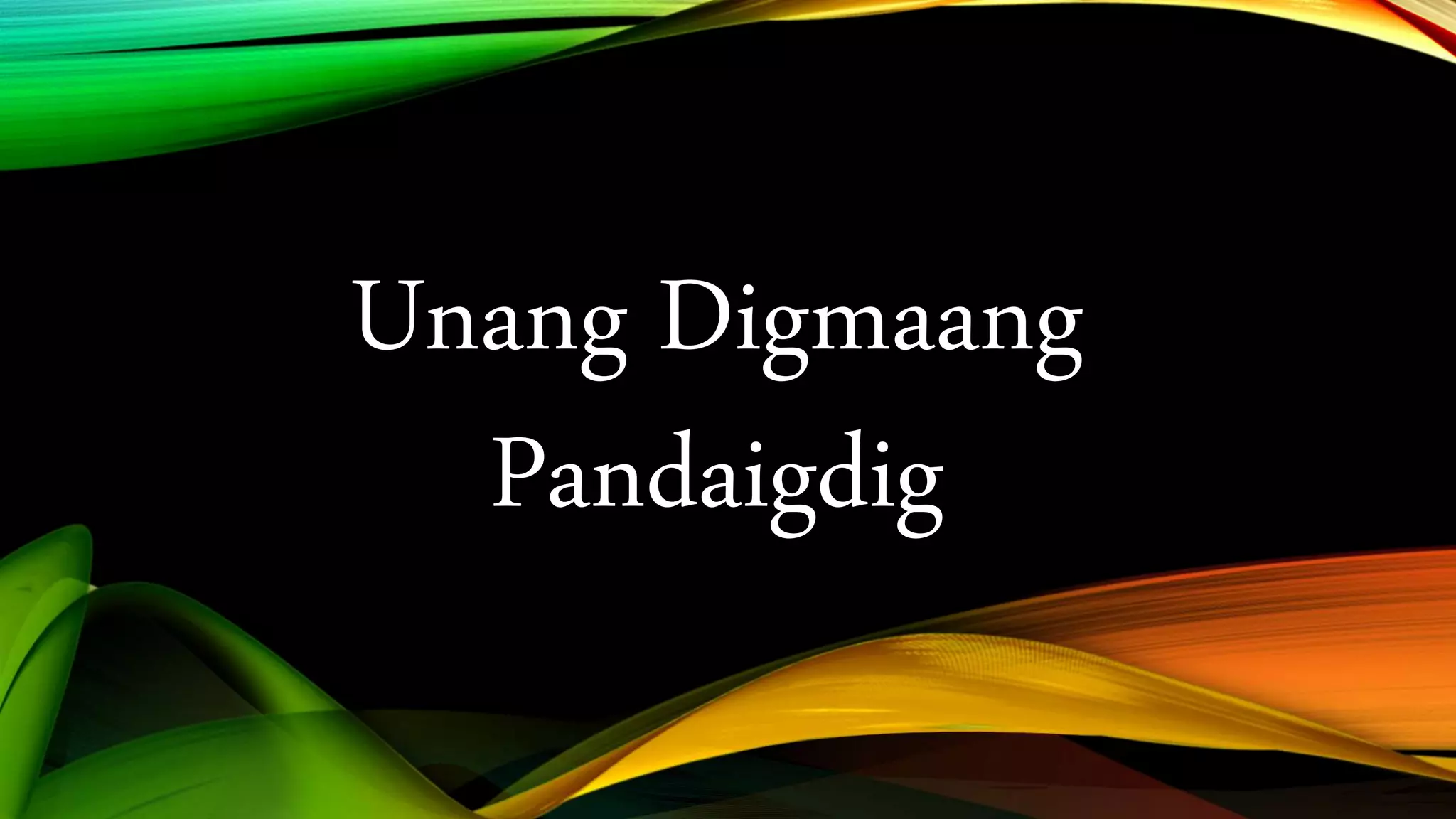 Unang digmaang pandaigdig | PPTX