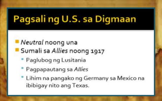 Unang digmaang pandaigdig | PPTX