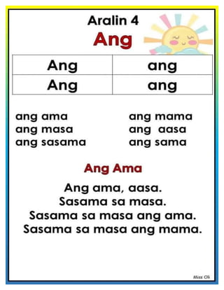 Unang hakbang sa pagbasa gamit ang marungko pdf | PDF