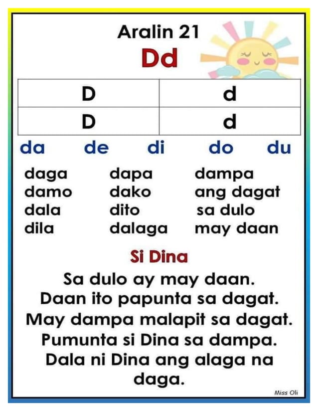 Unang Hakbang Sa Pagbasa Marungko Printable Sahida Images And Photos ...
