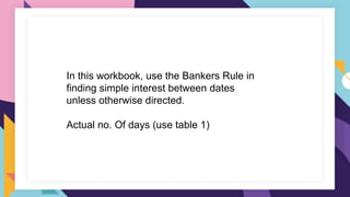 Simple interest and simple discount dif | PPTX