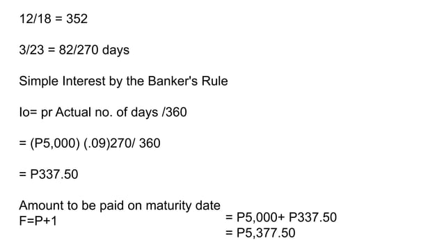 Simple interest and simple discount dif | PPTX