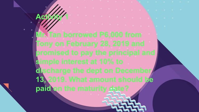 Simple interest and simple discount dif | PPTX