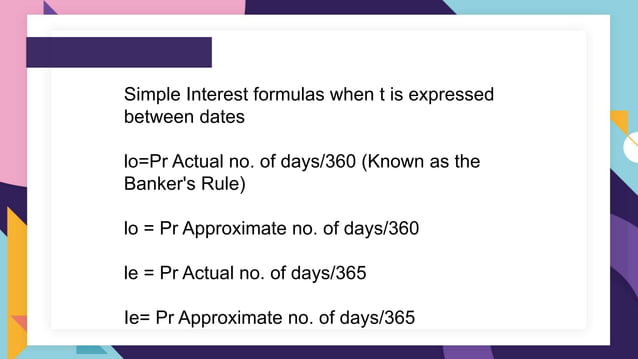 Simple interest and simple discount dif | PPTX