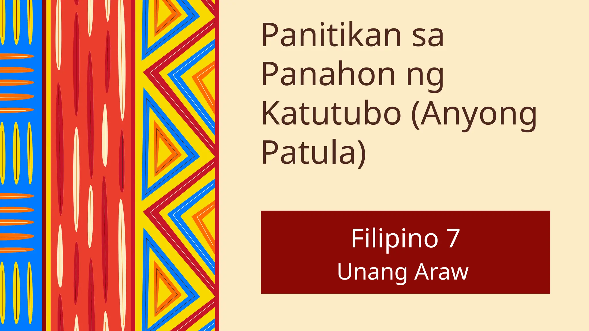 mga panitikan sa panahon ng mga katutubo | PPTX