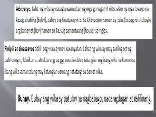 Ang Mabisang Komunikasyon / Effective Communication ay isang ...