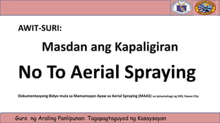UNANG MARKAHAN Aralin 14 Suliraning Pangkapaligiran.pptx