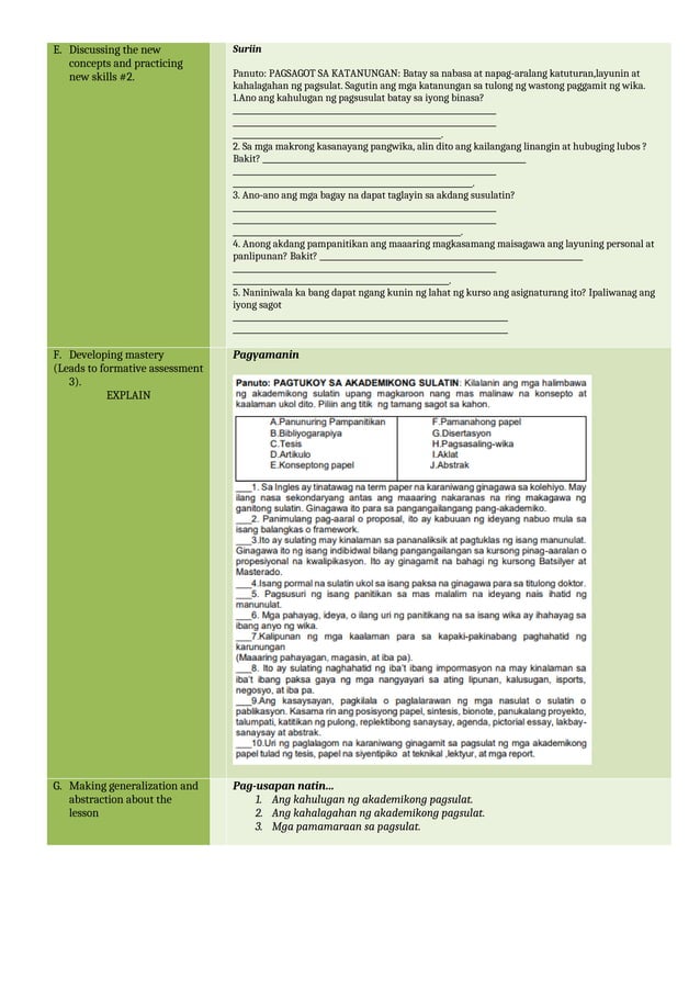 Unang Markahan Aralin 1 Akademikong Pagsulat.docx