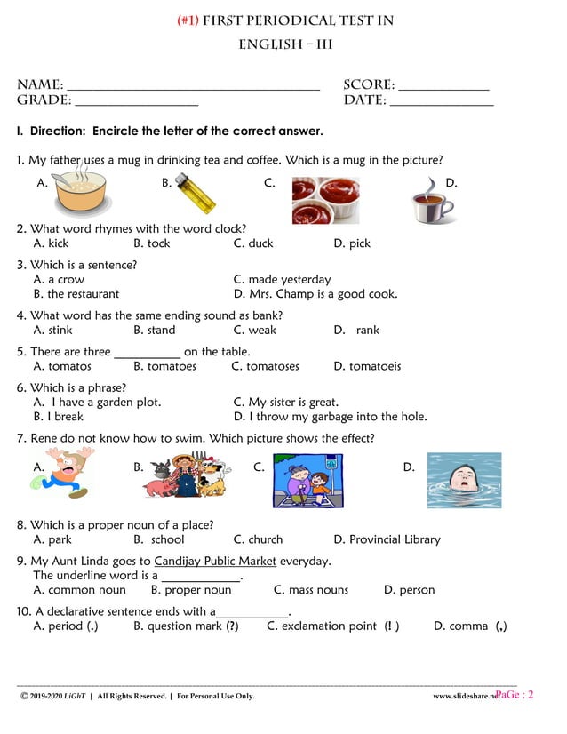 K To 12 Grade 2 Unang Markahang Pagsusulit Grade Spel - vrogue.co K To 12 Grade 2 Unang Markahang Pagsusulit Grade Spel - vrogue.co