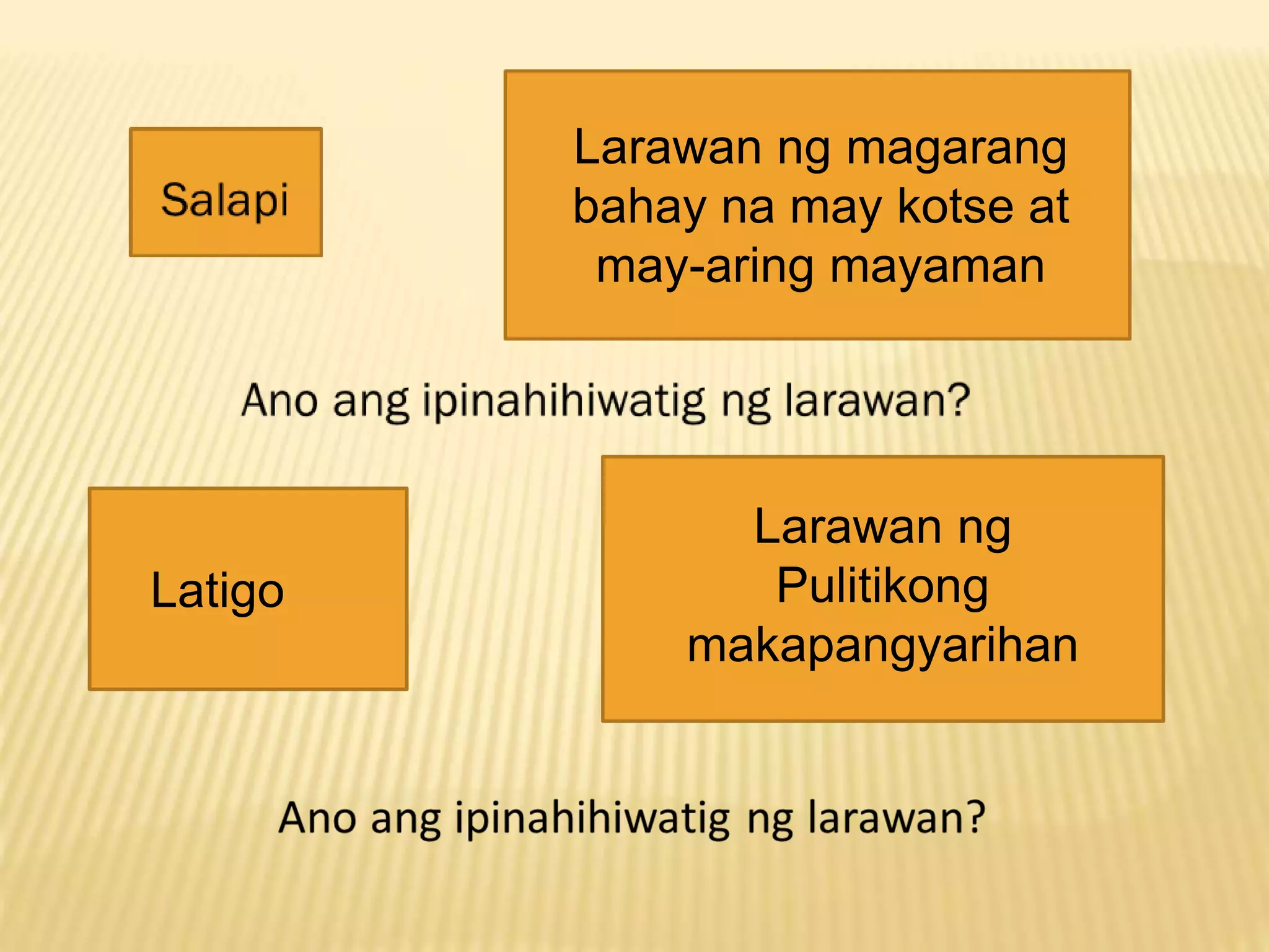 Unang markahan ikapitong linggo | PPT