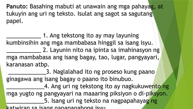 Unang pagsusulit (3rd quarter 2025.nnnnpptx | PPTX