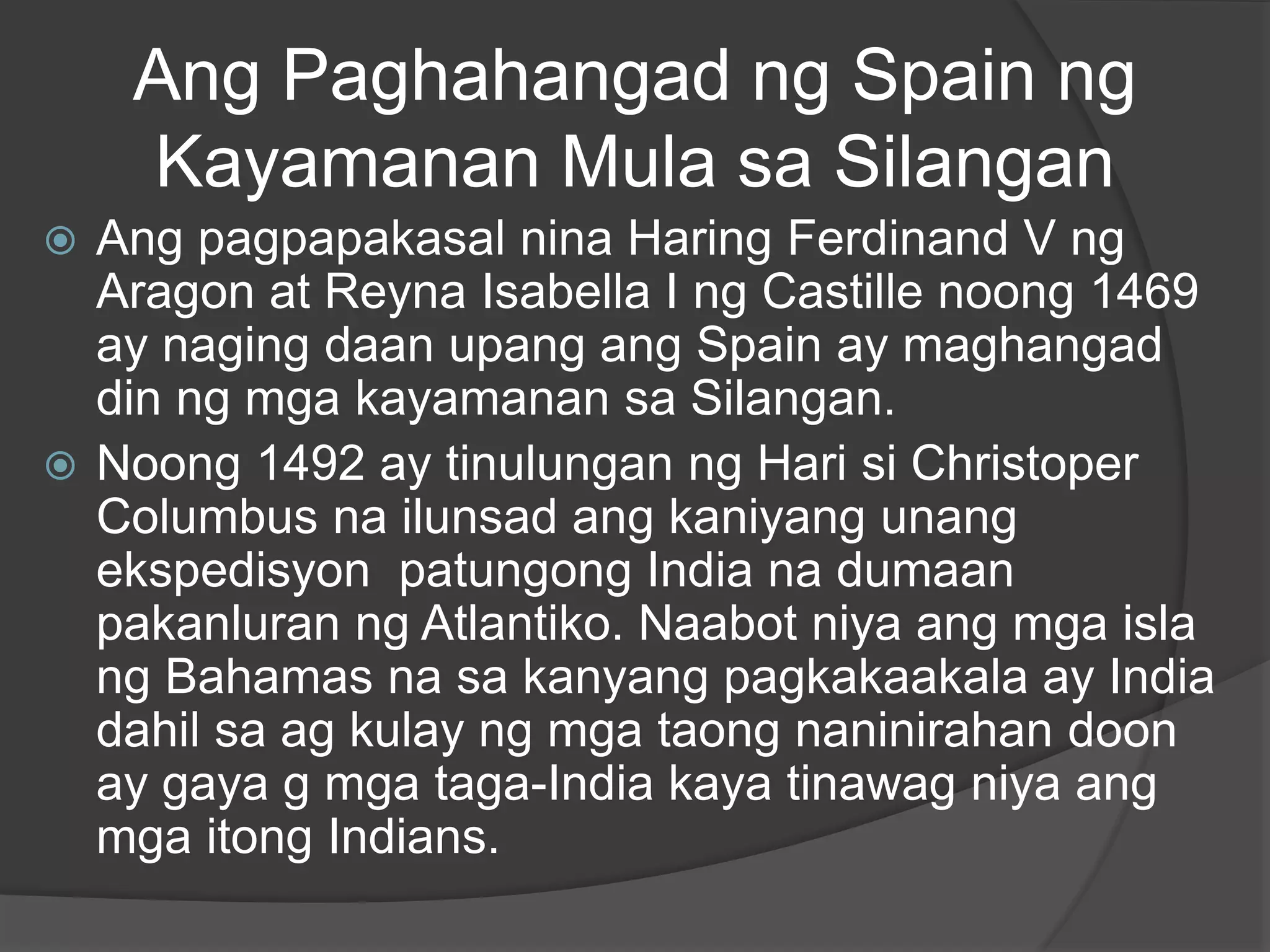 Unang Yugto ng Imperyalismong Kanluranin | PPTX