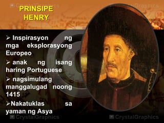 Unang yugto ng kolonyalismo | PPTX