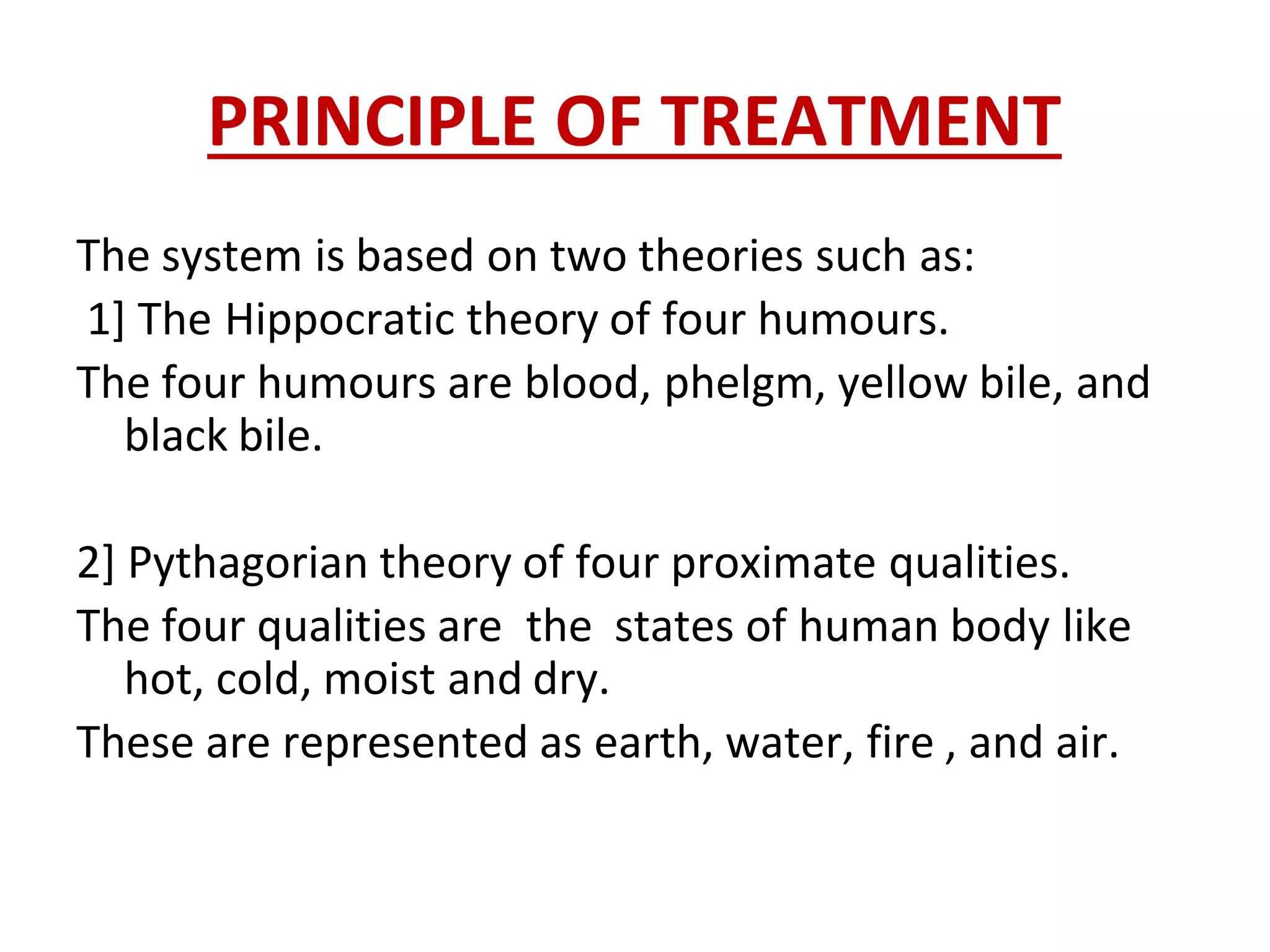 Unani System of Medicine | PDF