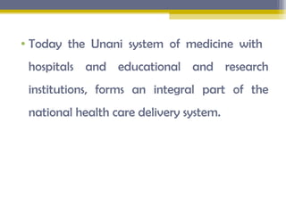 Unani medicine, By Dr.U.Srinivasa, Professor and HOD, Srinivas college ...